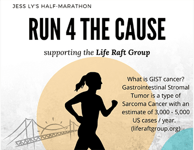 Jess Ly Runs for the Cause – A Half Marathon for the LRG & GIST ...